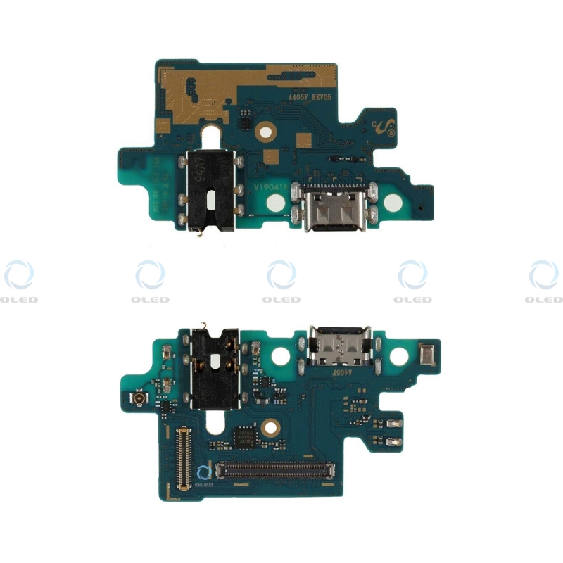Placa auxiliar con micrófono conector de carga y accesorios USB Tipo C para Samsung Galaxy A40 ...